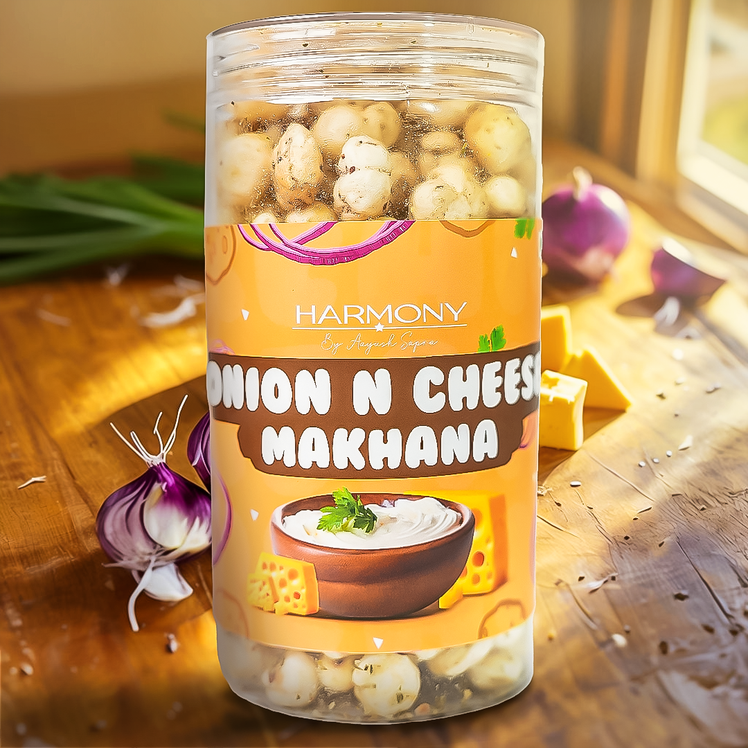 Harmony Onion & Cheese Flavored Makhana – Harmony Chocolates by Aayush ...