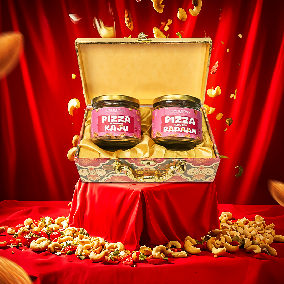 Harmony Kaju Badam Pizza Flavored Hamper – Harmony Chocolates by Aayush ...