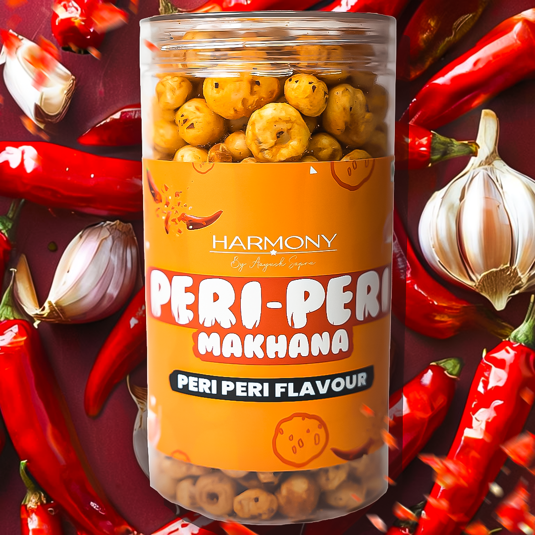 Harmony Peri Peri Flavored Makhana – Harmony Chocolates by Aayush Sapra